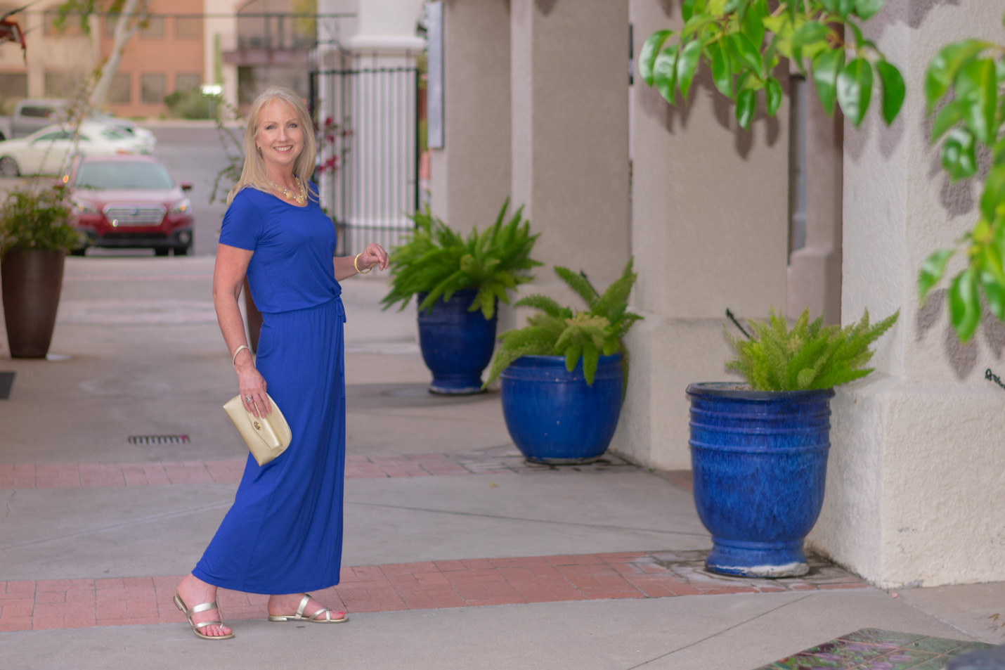 Princess Blue Maxi Dress for Date Night - Dressed for My Day
