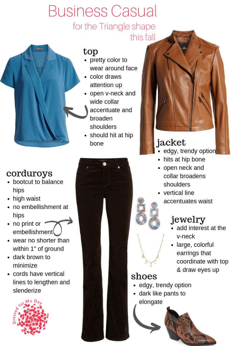 Styling the Triangle Shaped Body this Fall - Dressed for My Day