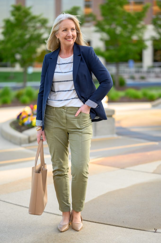 Green & Navy for Spring & Summer - Dressed for My Day
