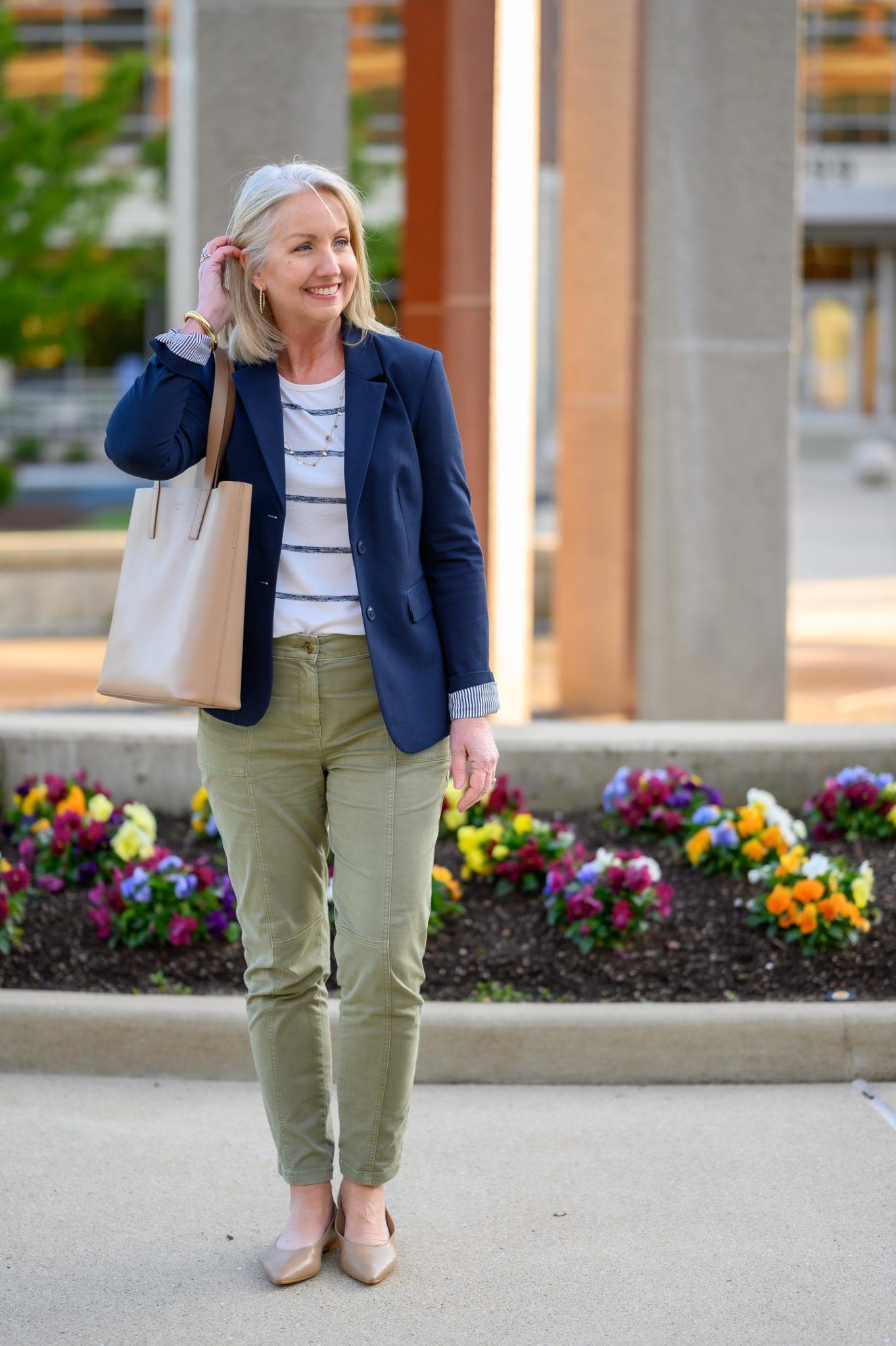 Green & Navy for Spring & Summer - Dressed for My Day
