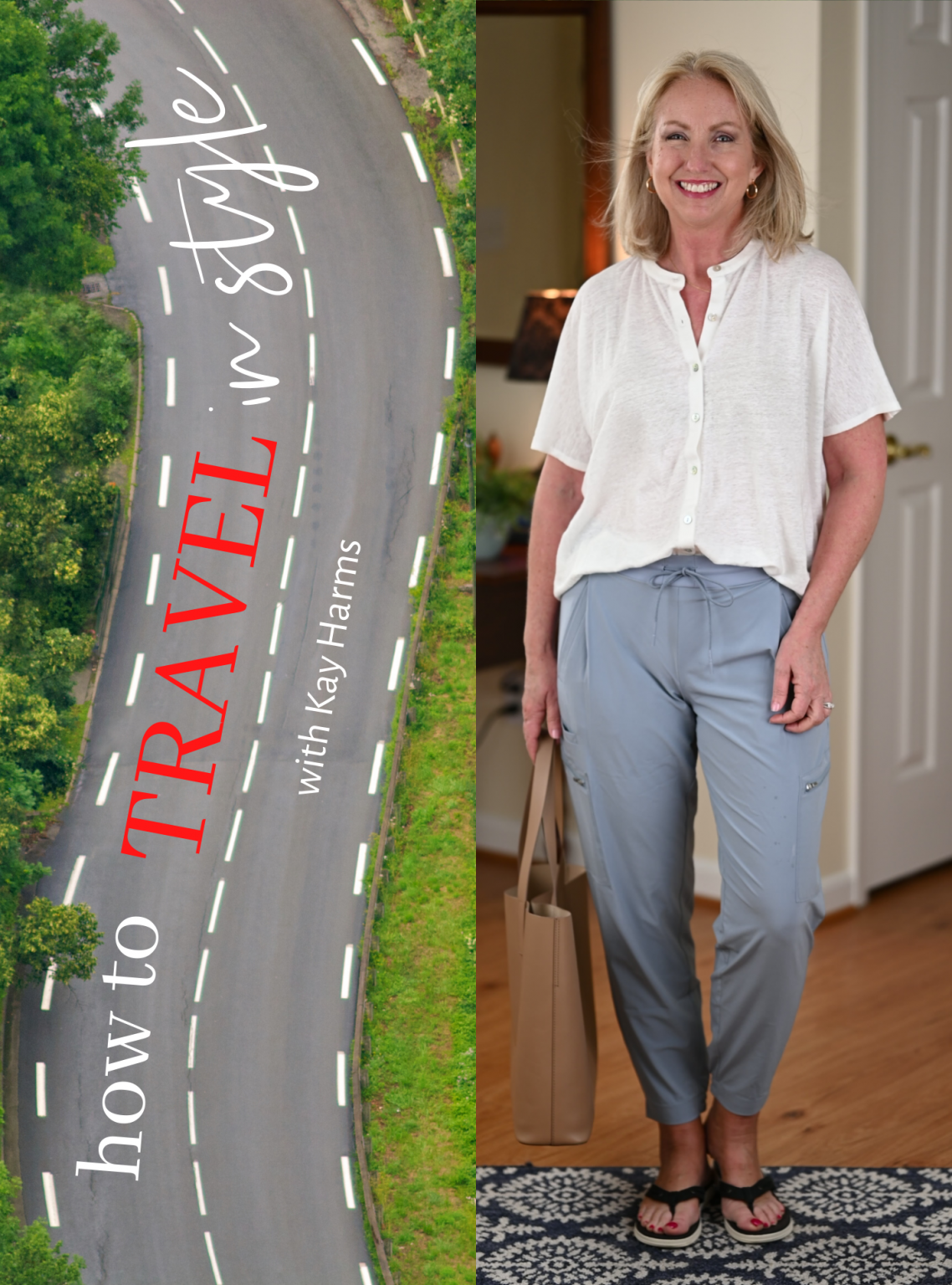 What to Wear While You Get There - Travel Looks - Dressed for My Day