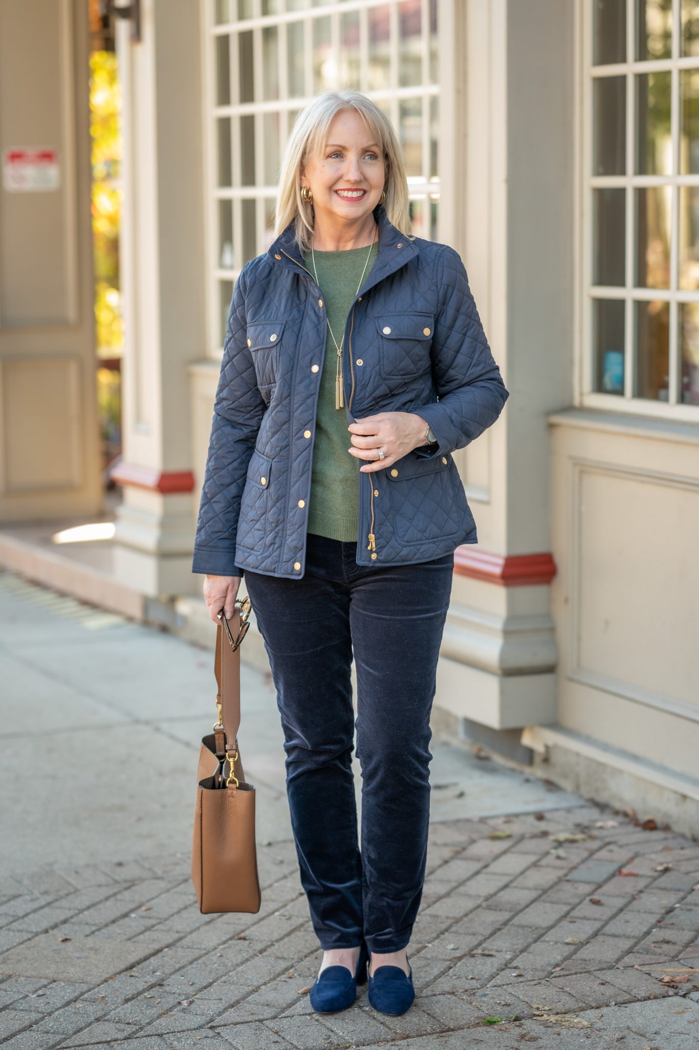 A Classic Cashmere & Cords Outfit - Dressed for My Day