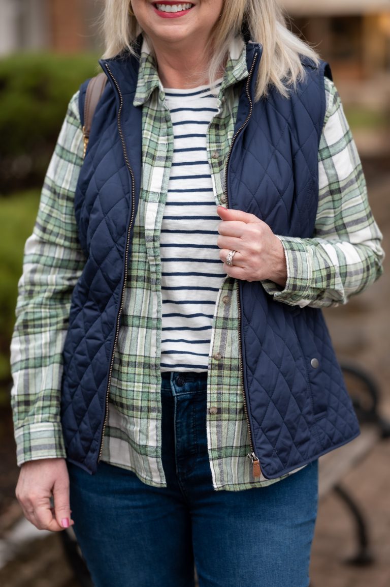 Layer on Some Fun with a Flannel Shirt - Dressed for My Day
