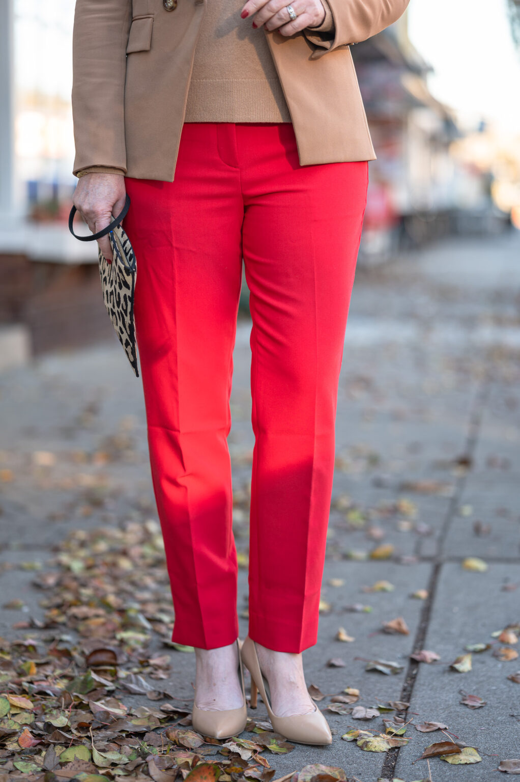 How to Look Classy in Colored Pants this Winter - Dressed for My Day