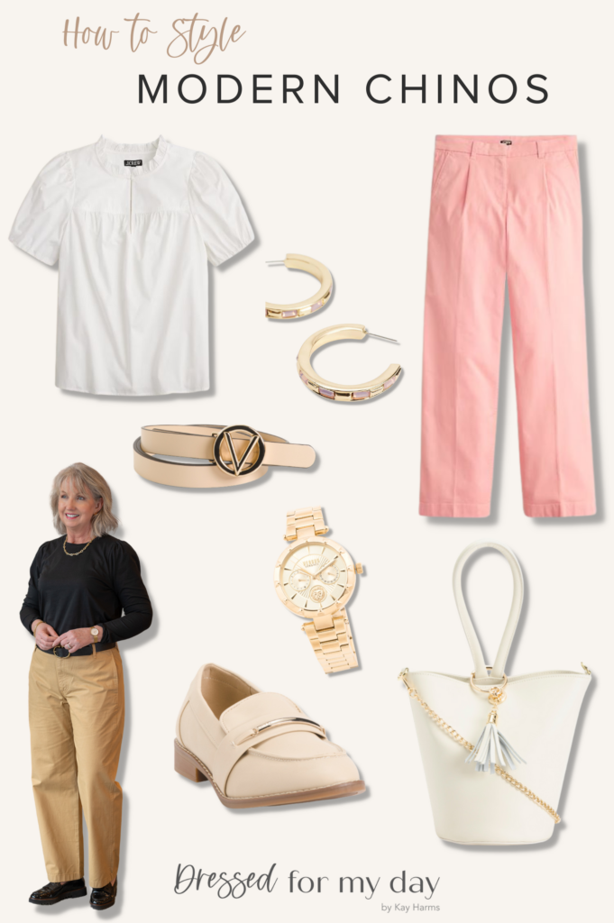 Styling Modern Chinos for Spring - Dressed for My Day