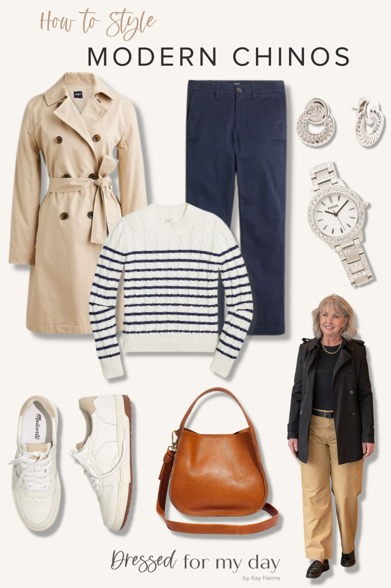 Styling Modern Chinos for Spring - Dressed for My Day