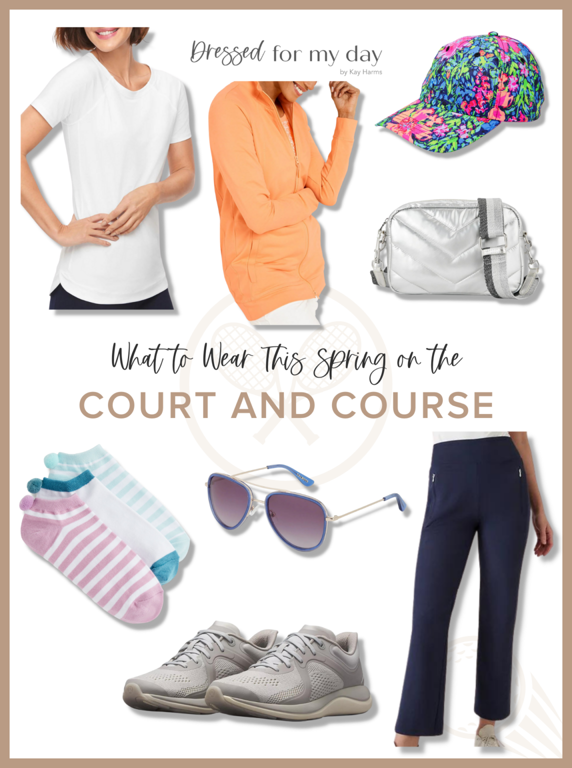 What to Wear On the Course and Court - Dressed for My Day