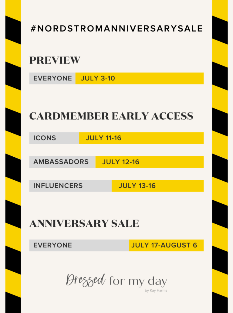 The Nordstrom Anniversary Sale - How to Prepare for It - Dressed for My Day