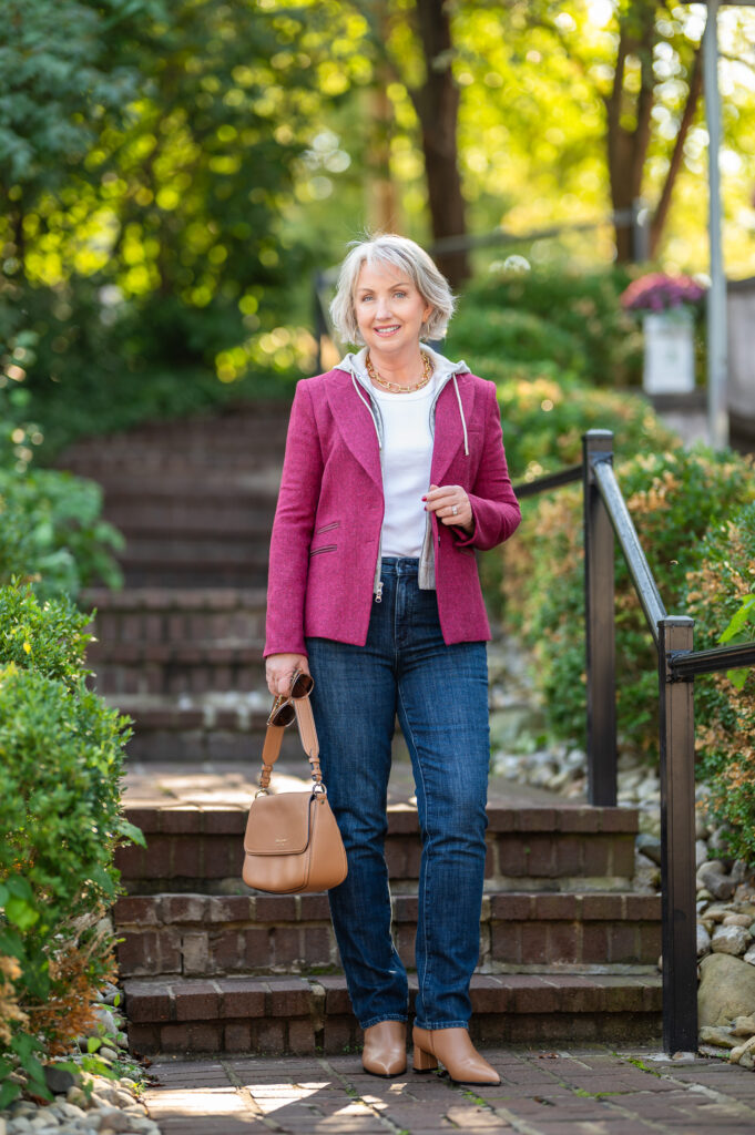 How to Wear a Blazer and Look Casual - Dressed for My Day