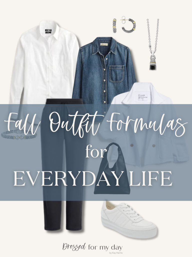 5 Fall Outfit Formulas for Everyday Life - Dressed for My Day