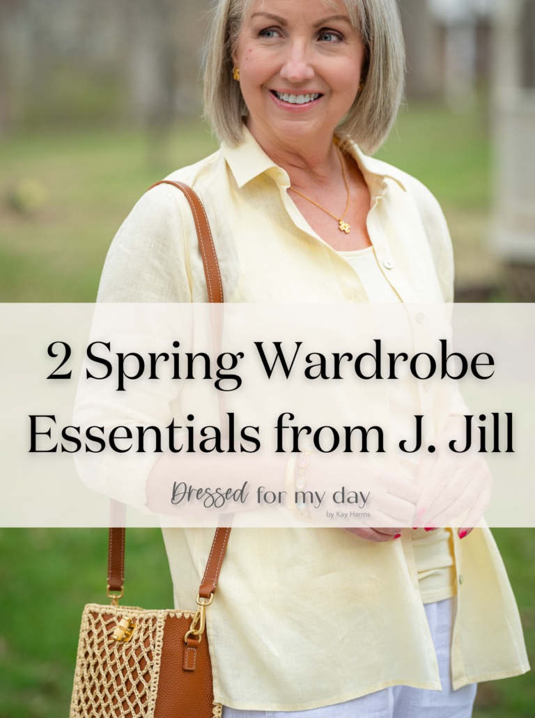 2 Spring Wardrobe Essentials from J. Jill - Dressed for My Day