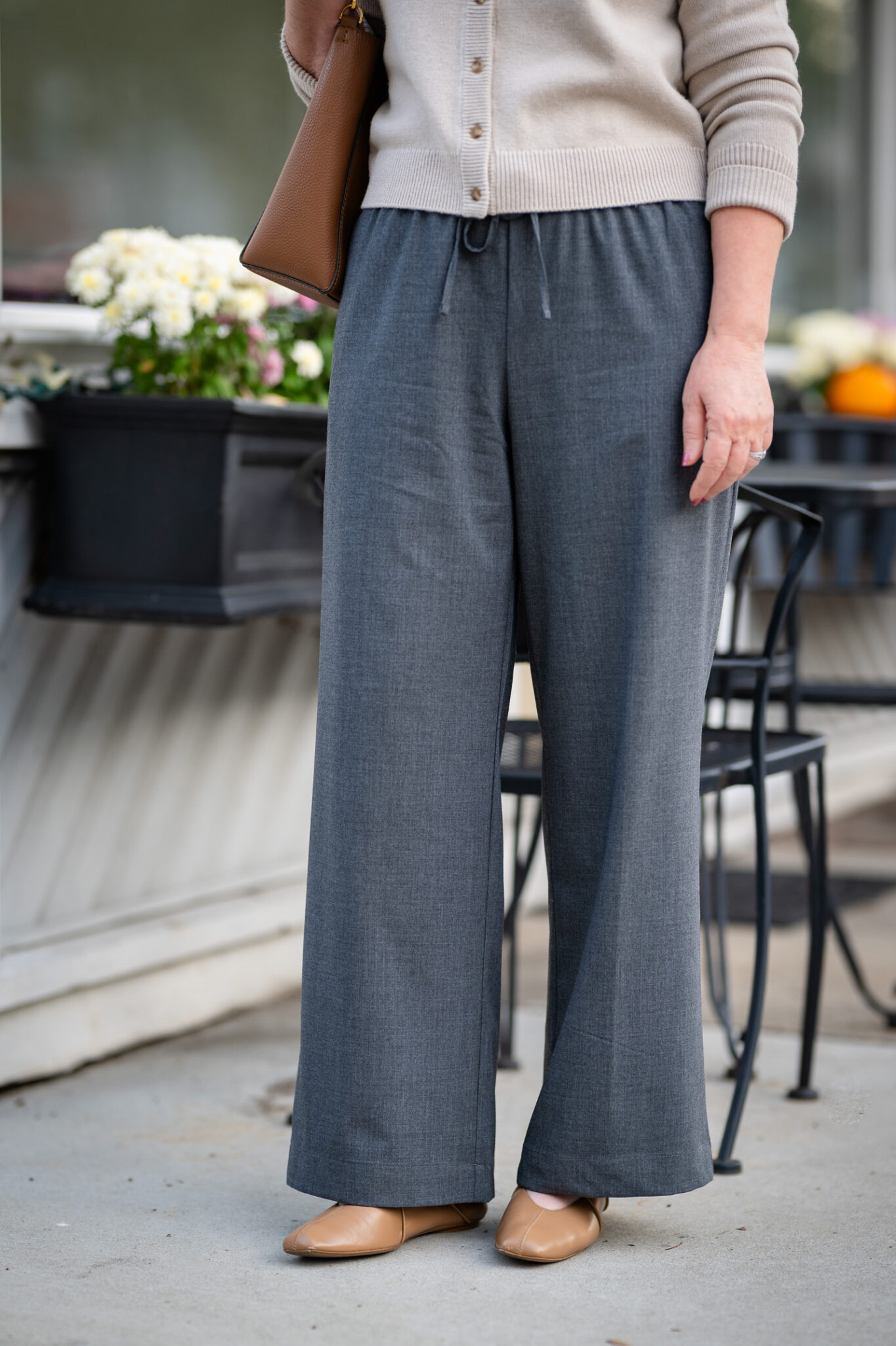 How to Style Drawstring Pants for Fall - Dressed for My Day