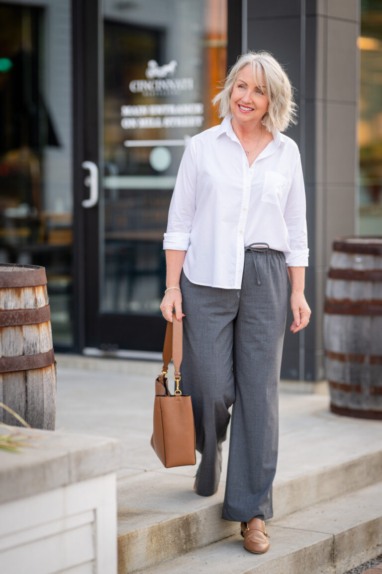 How to Style Drawstring Pants for Fall - Dressed for My Day