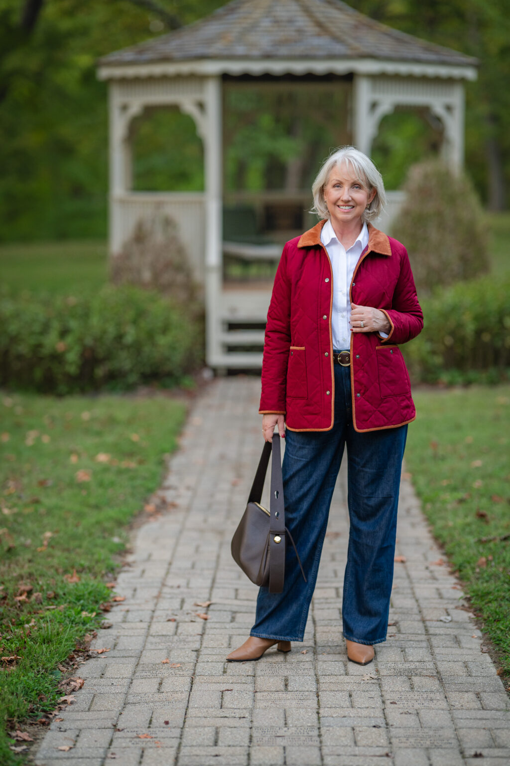 A New Spin on the Trending Barn Jacket with Talbots - Dressed for My Day