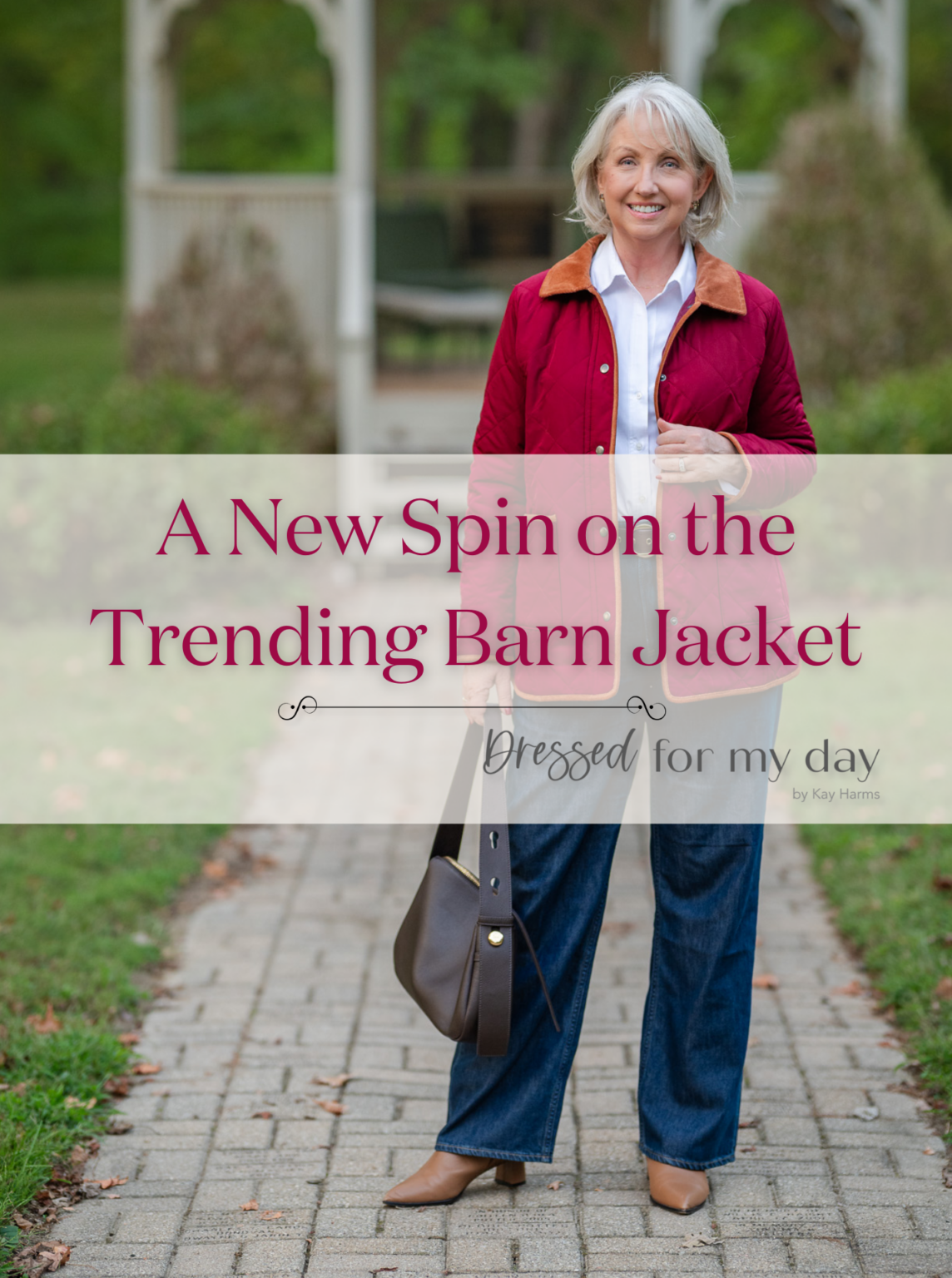 A New Spin on the Trending Barn Jacket with Talbots - Dressed for My Day