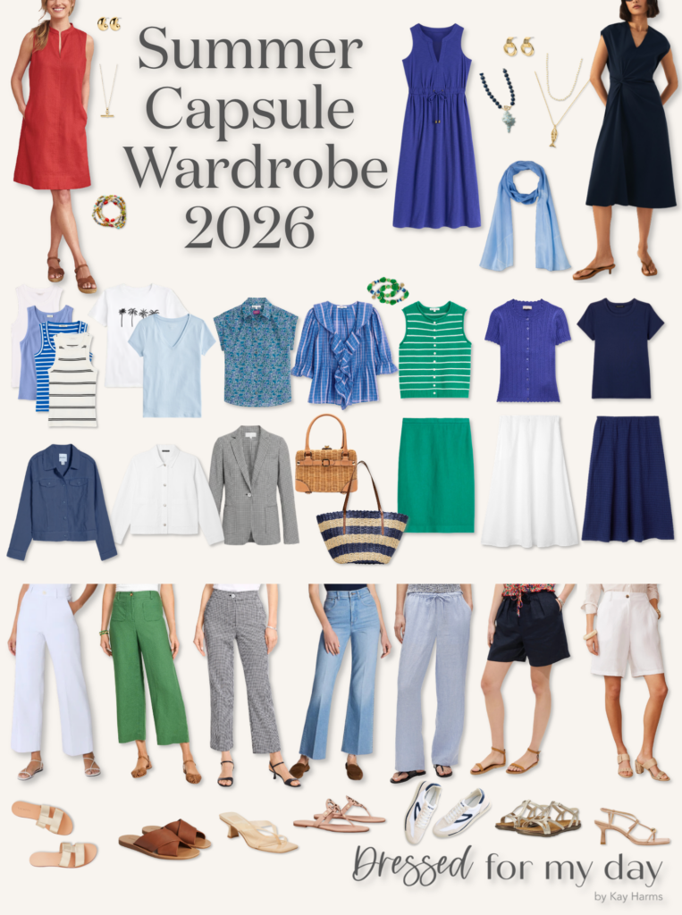 Summer Capsule Wardrobe 2026 for Women Over 50 - Dressed for My Day